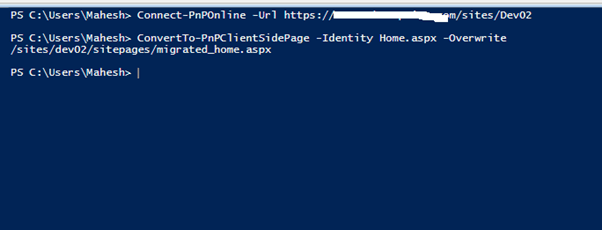 SharePoint Page Transformation Using PowerShell